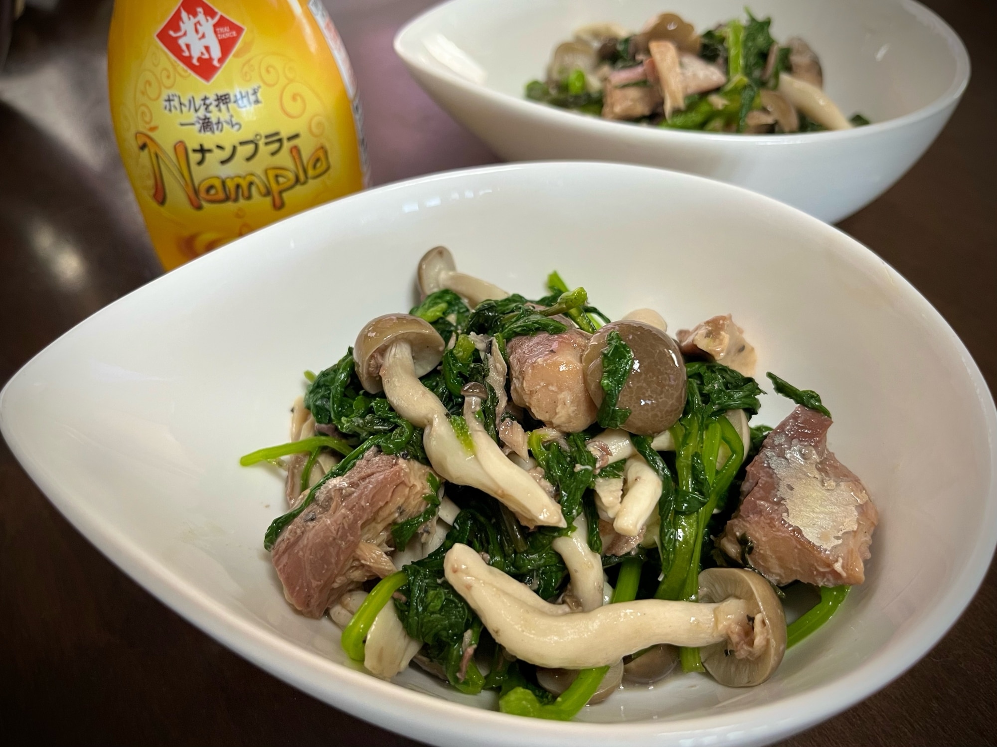 【レンジ】春菊と鯖缶のナンプラー和え レシピ・作り方 by わかちゃんレシピ - 楽天レシピ