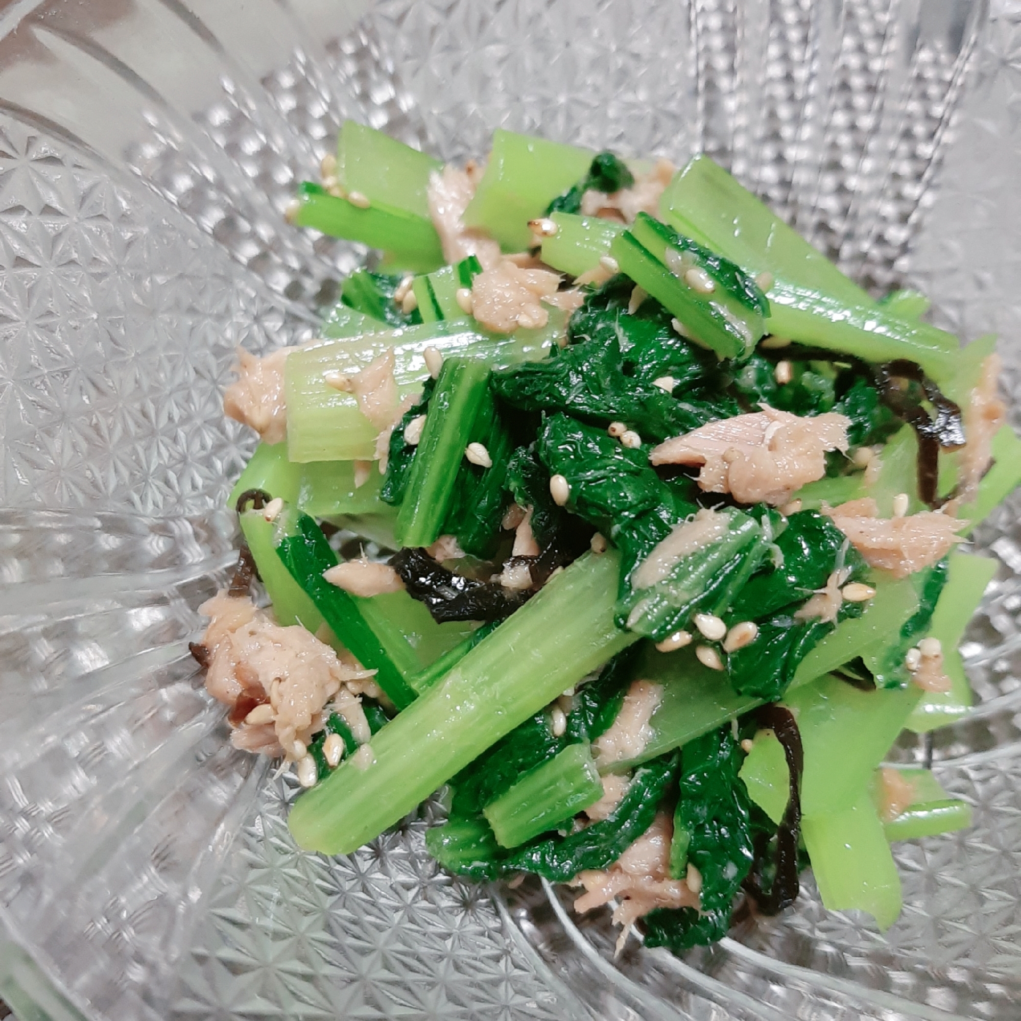 小松菜とツナの塩昆布和え レシピ・作り方 by hinamam - 楽天レシピ