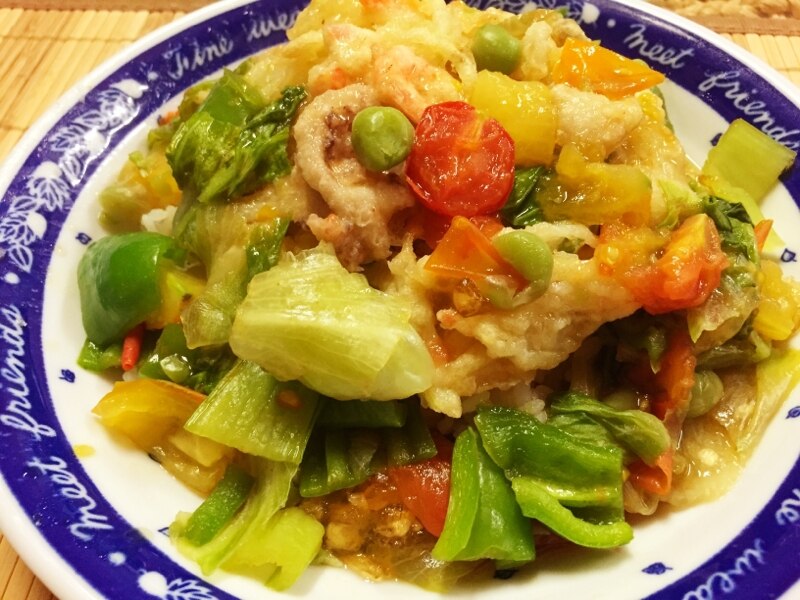 市販品にひと手間！あんかけかき揚げ丼 レシピ・作り方 by たかまさ20010911 - 楽天レシピ