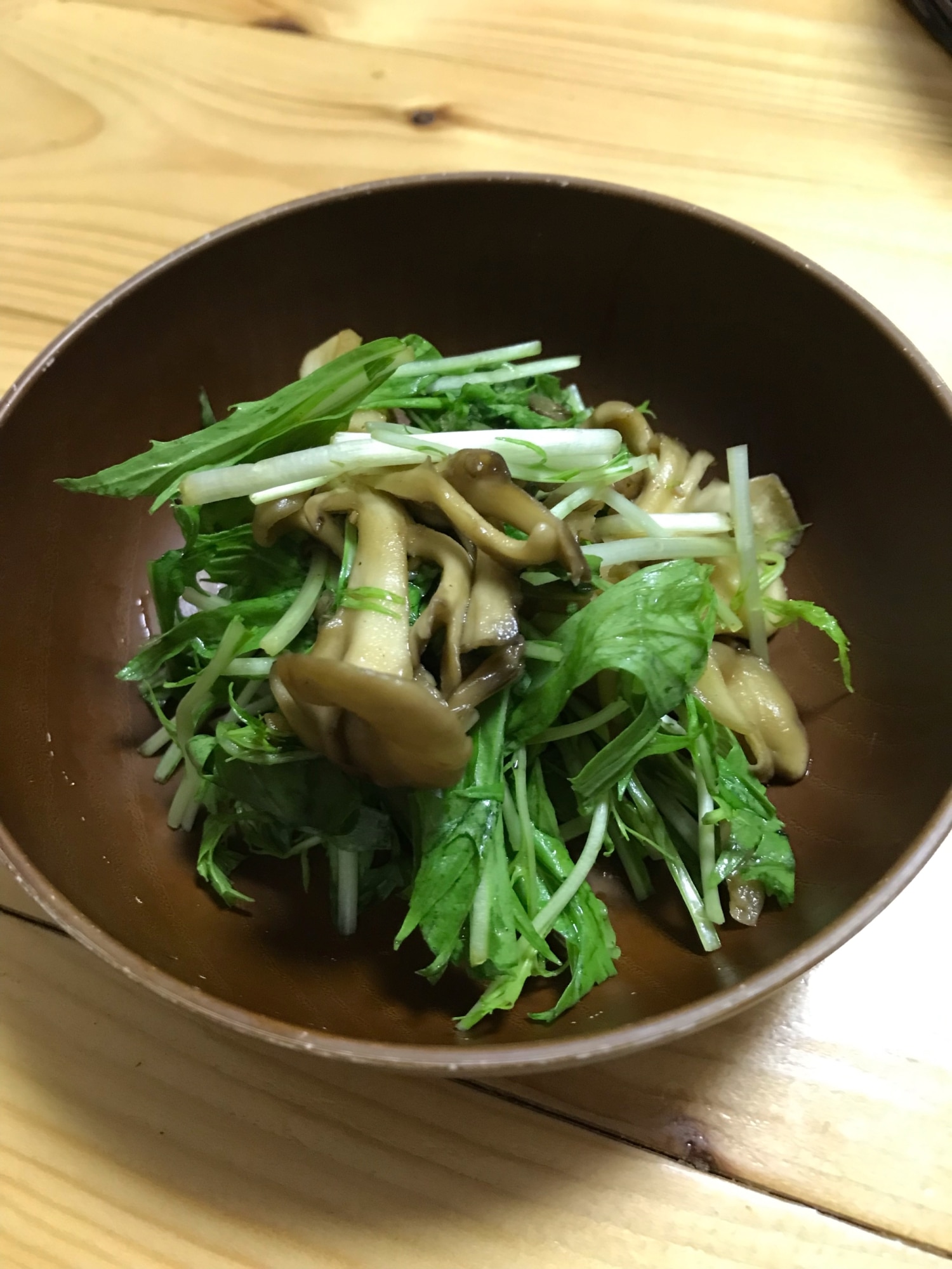 舞茸と水菜のサラダ レシピ・作り方 by Naryuhonton♡ - 楽天レシピ