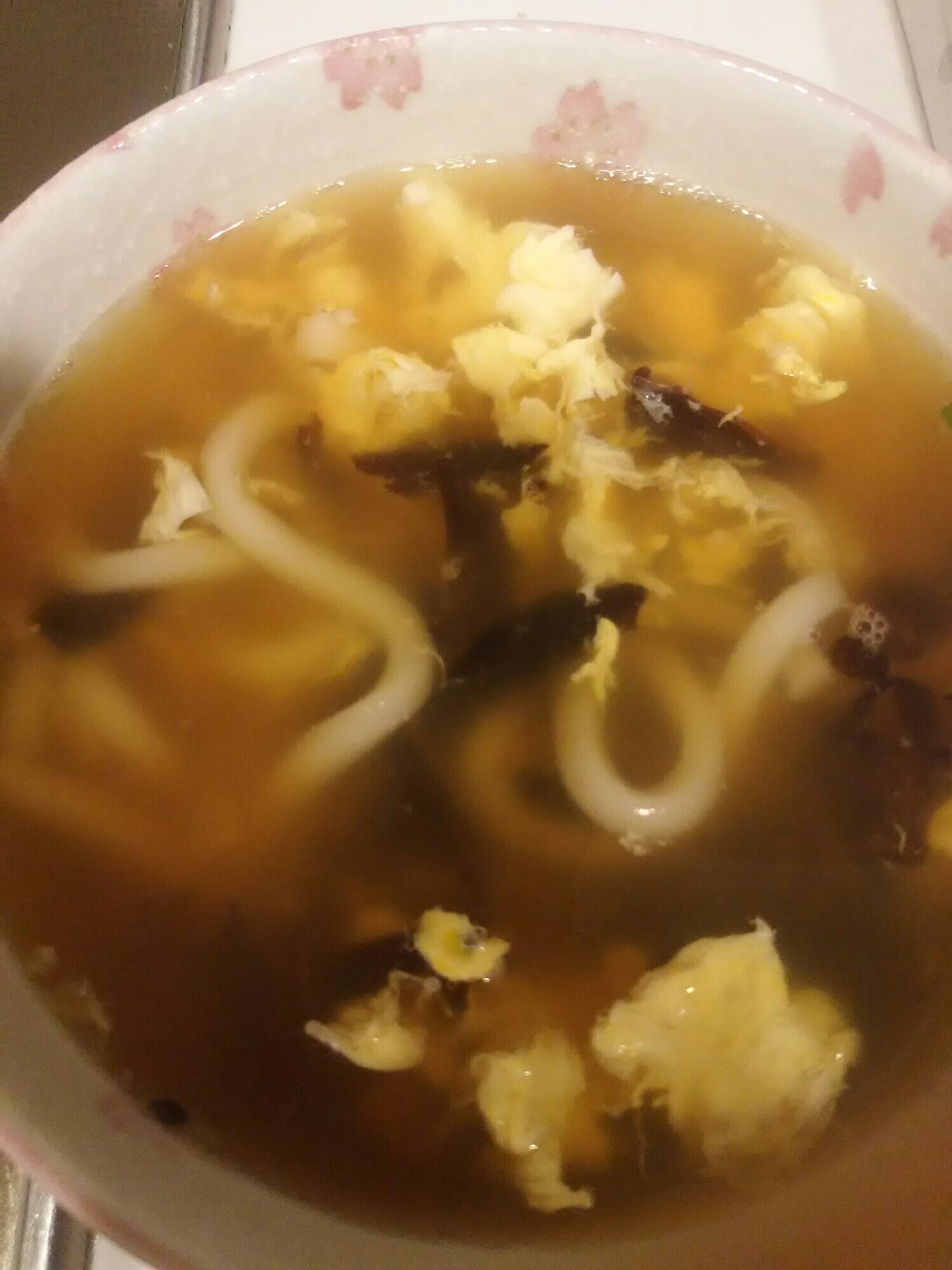 きくらげと卵のかき玉うどん レシピ・作り方 by kkikk - 楽天レシピ