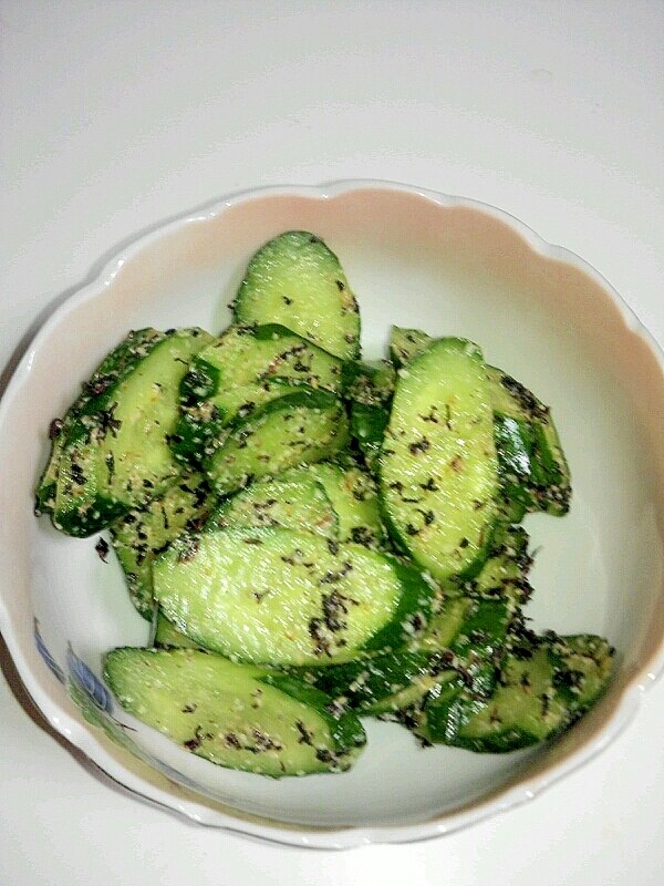きゅうりのゆかりゴマ和え レシピ・作り方 by kkikk - 楽天レシピ