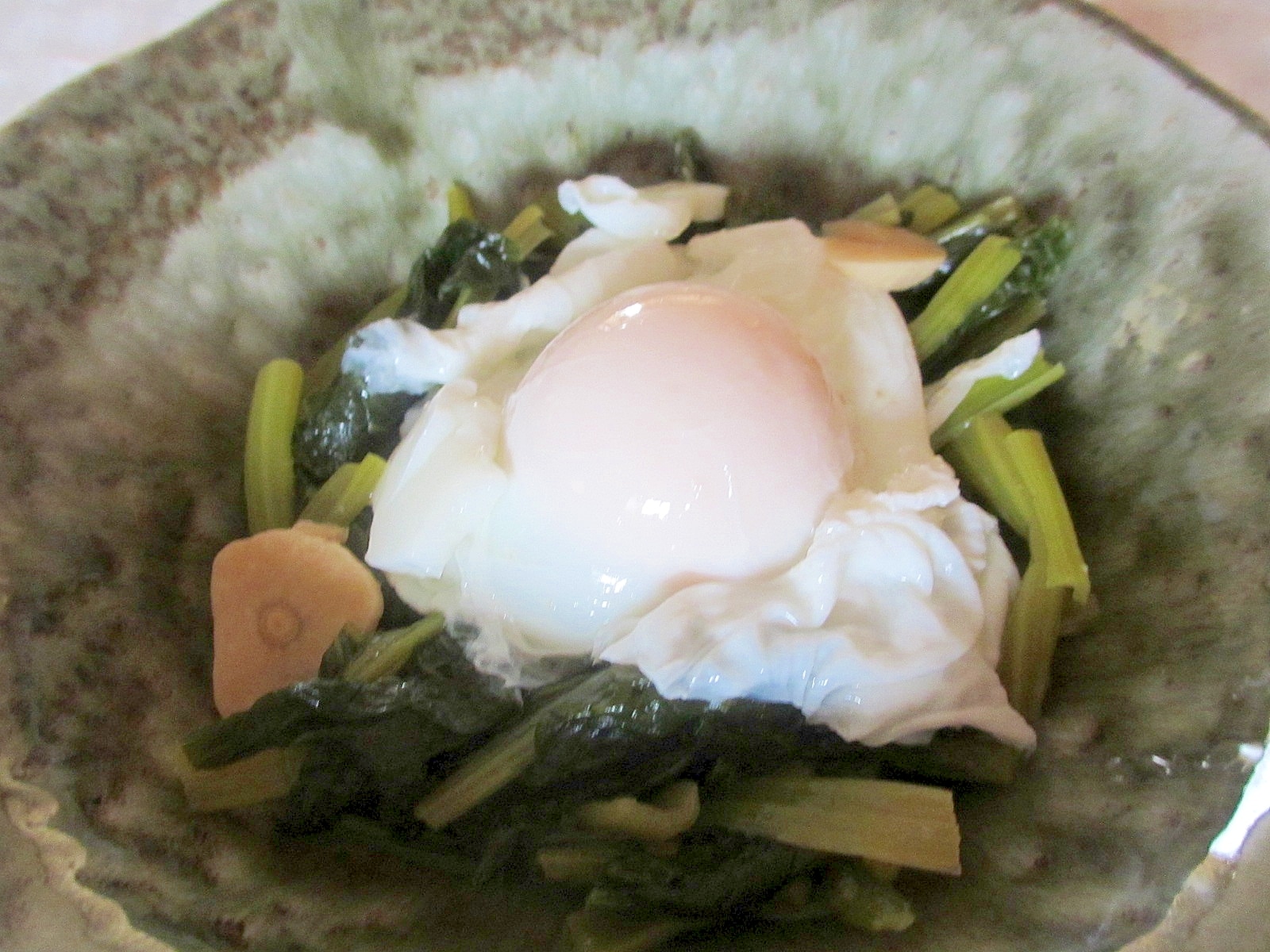小松菜と卵のにんにく醤油煮 レシピ・作り方 by mococo05 - 楽天レシピ