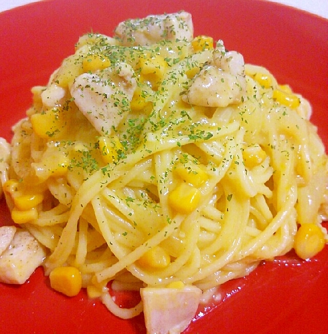 コーンポタージュ缶で簡単パスタ☆ レシピ・作り方 by あ-ち0024 - 楽天レシピ