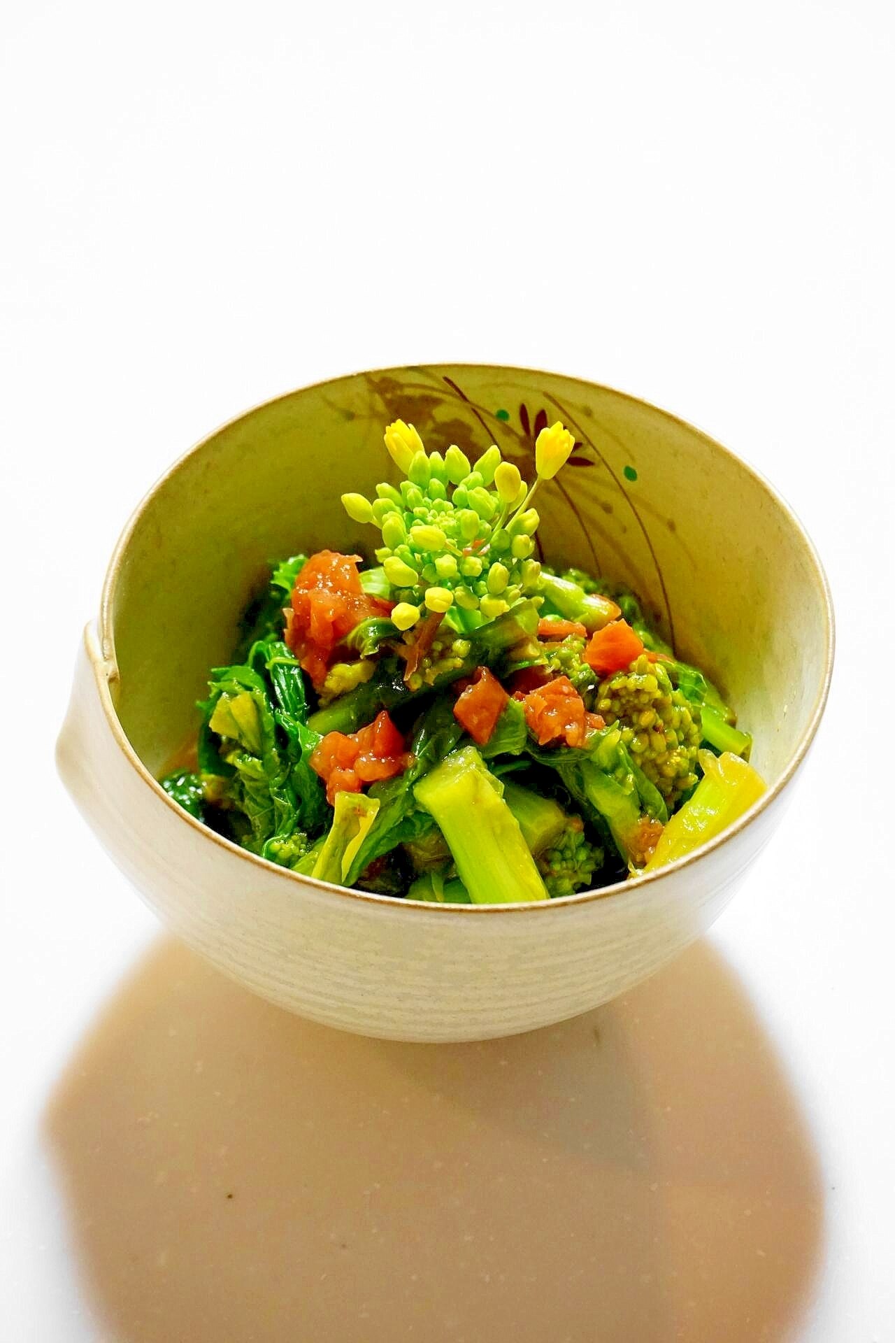 ほろ苦さ＆ぴり辛さが春を呼ぶ！菜の花の梅わさび和え レシピ・作り方 by oppeke22 - 楽天レシピ