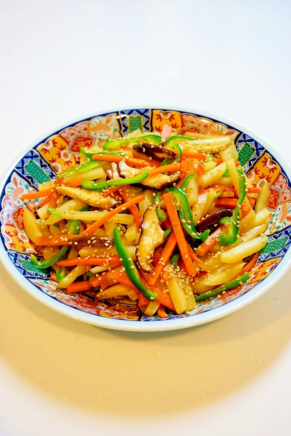 じゃがいもとピーマンと人参と椎茸のオイスター炒め レシピ・作り方 by oppeke22 - 楽天レシピ