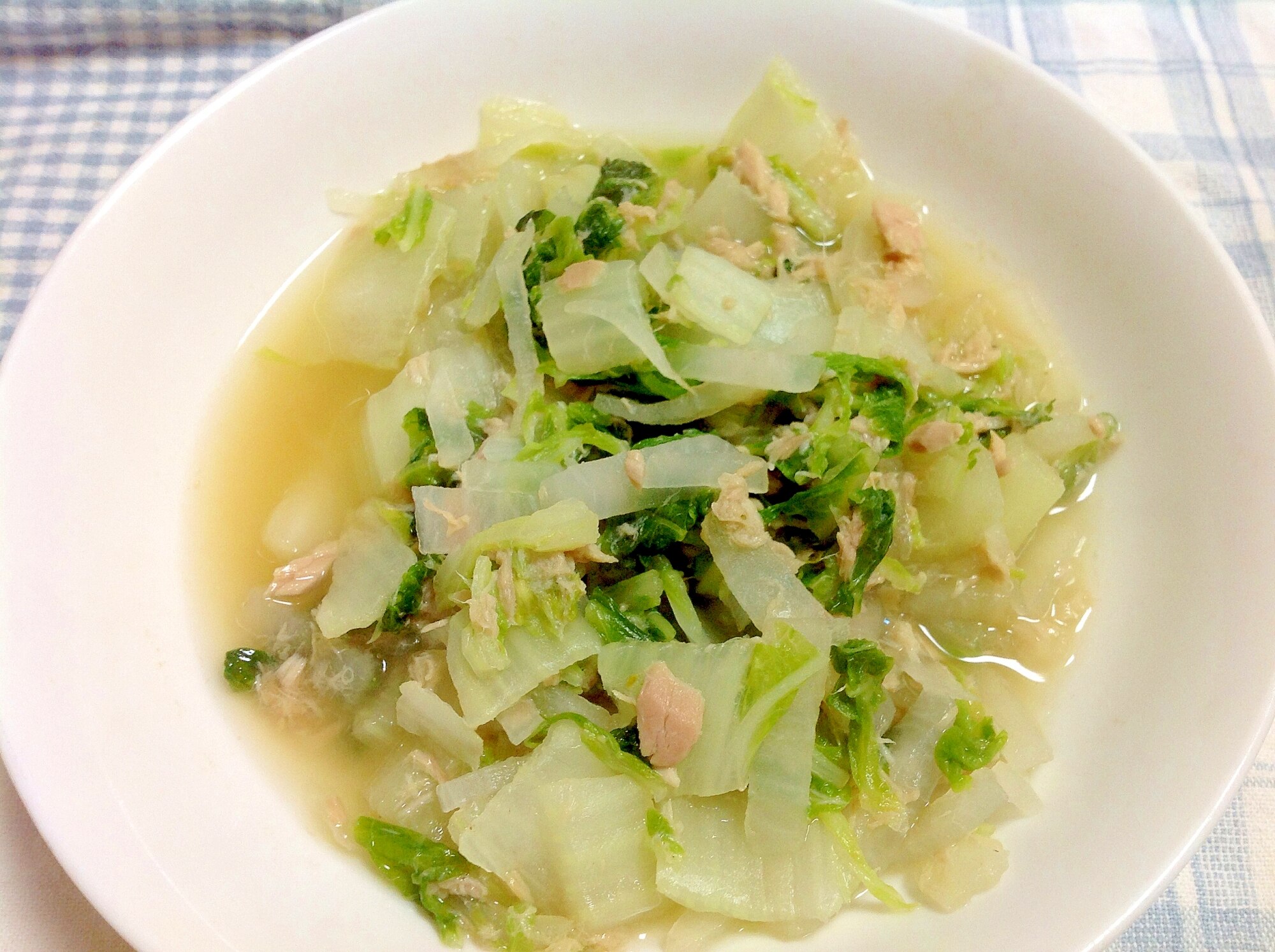 白菜とツナの簡単白だし煮(^ ^) レシピ・作り方 by simakis - 楽天レシピ