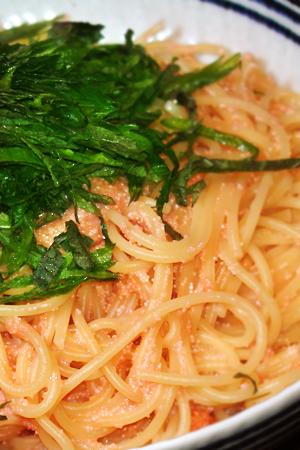 しそたっぷりたらこスパゲッティ レシピ・作り方 by baubauX - 楽天レシピ