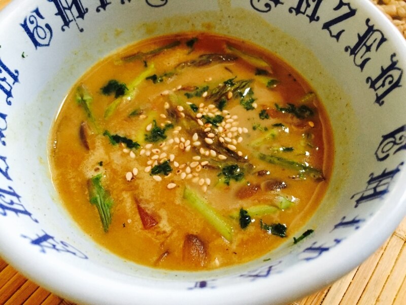 リメイク！アスパラ入りチキンカレーミルクスープ レシピ・作り方 by たかまさ20010911 - 楽天レシピ