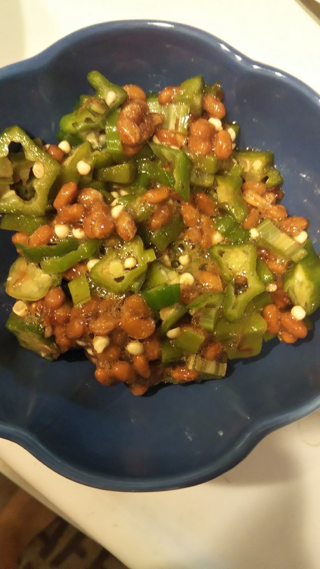 オクラ納豆梅和え レシピ・作り方 by kkikk - 楽天レシピ