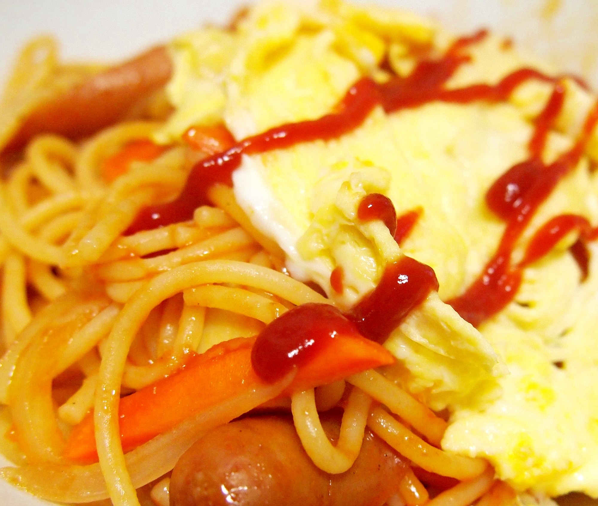 ソーセージでオムナポリタン レシピ・作り方 by まるっとまる - 楽天レシピ