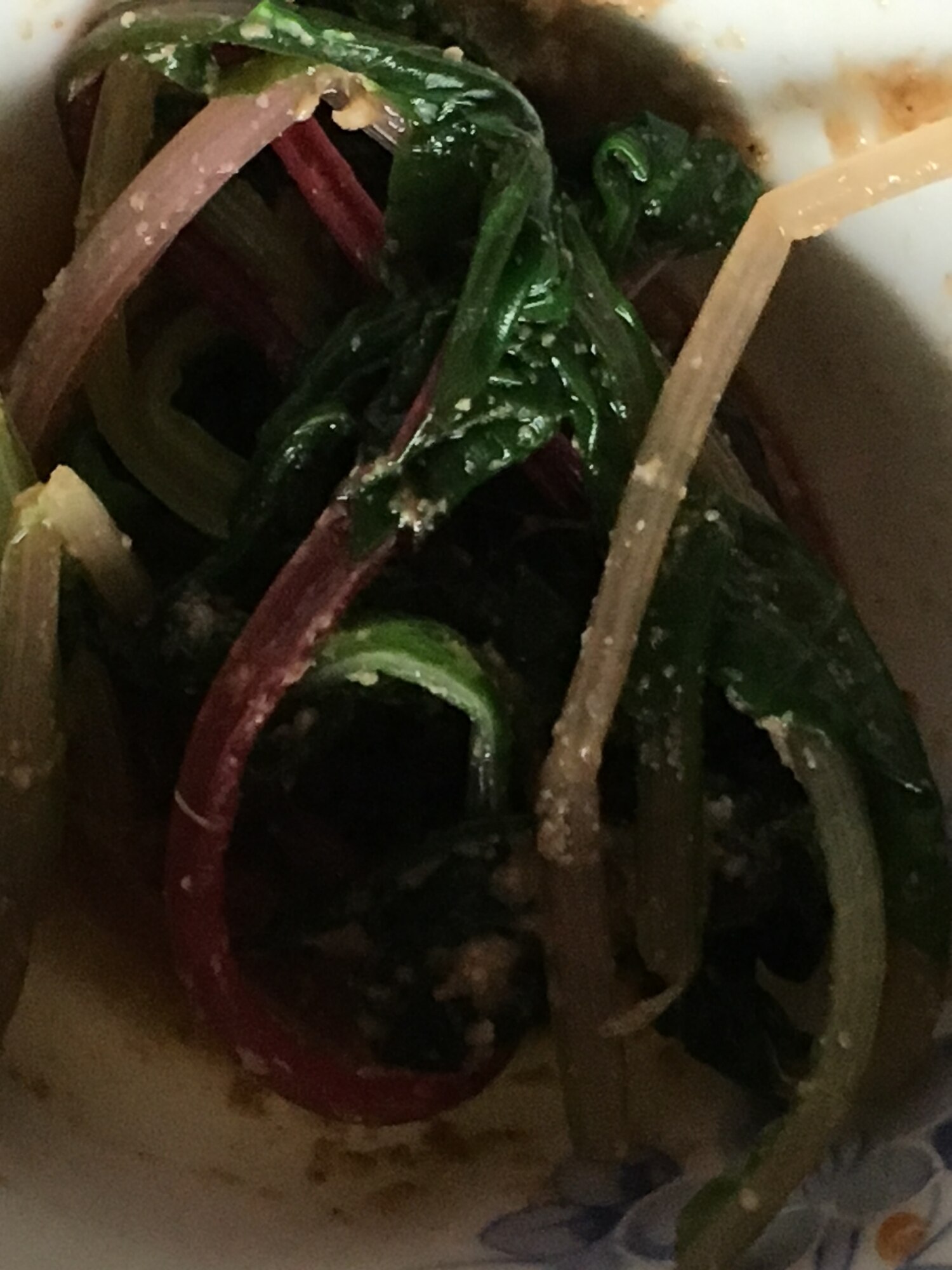 ふだん草のごま醤油和え レシピ・作り方 by faiten888 - 楽天レシピ