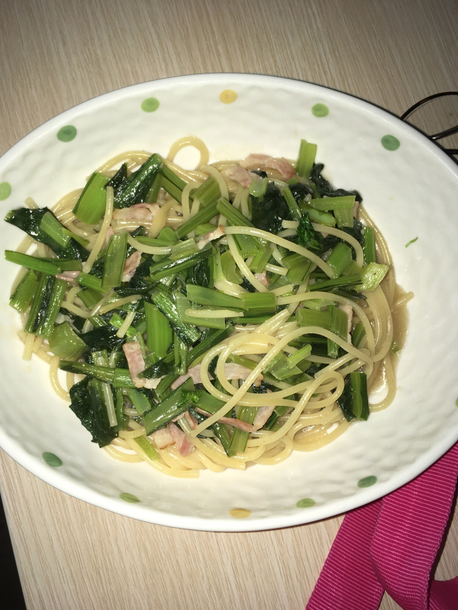 簡単♪小松菜パスタ レシピ・作り方 by もよよん - 楽天レシピ