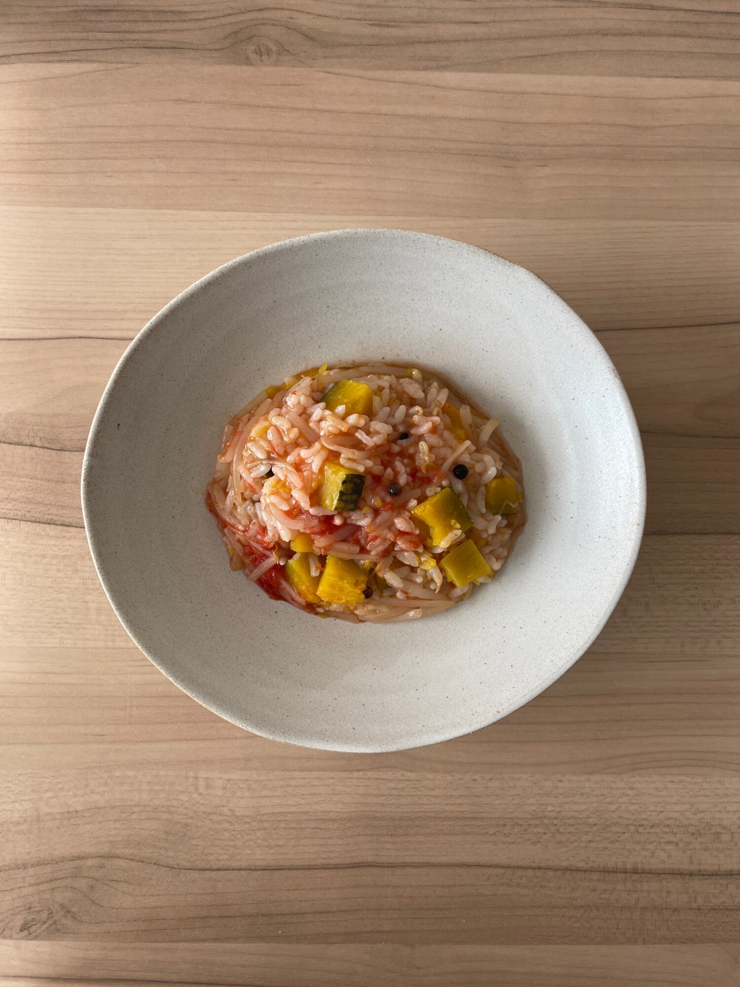 緑豆もやしと南瓜のブラックペッパートマトご飯 レシピ・作り方 by mimi_Natural Recipe - 楽天レシピ