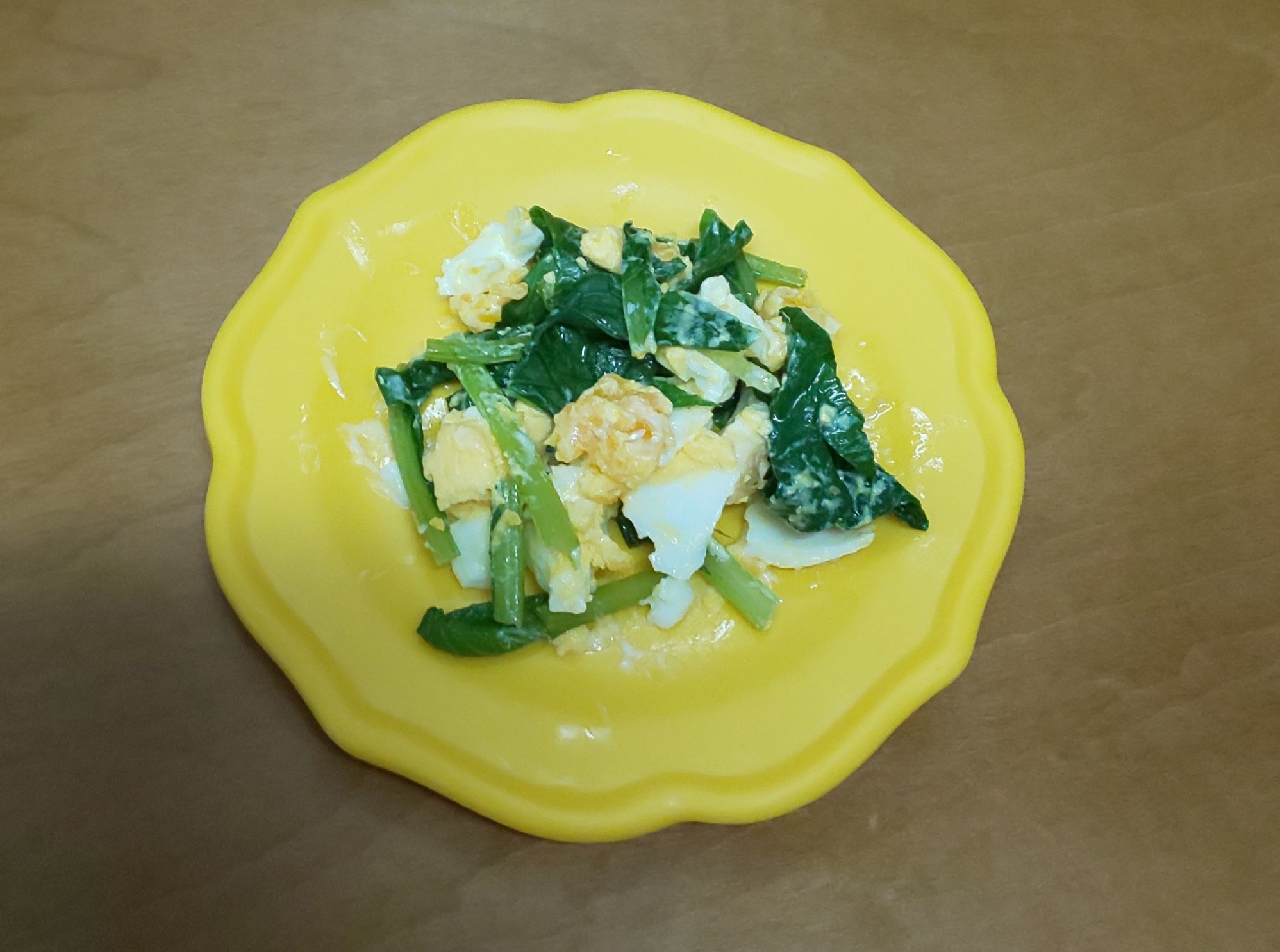 小松菜とゆで卵のサラダ レシピ・作り方 by Attra - 楽天レシピ