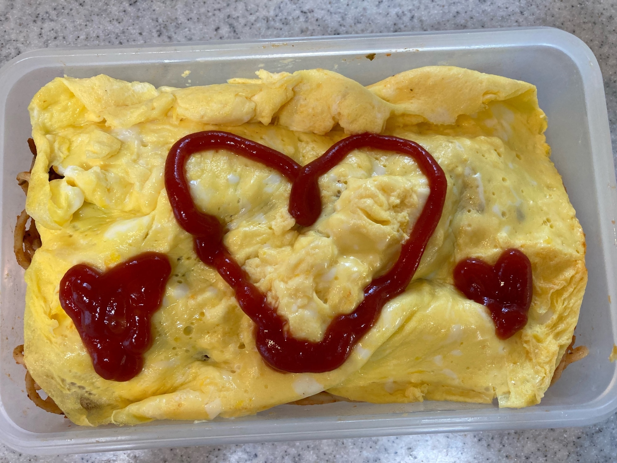 簡単☆オムスパ弁当 レシピ・作り方 by HAPPY☆Haruru - 楽天レシピ