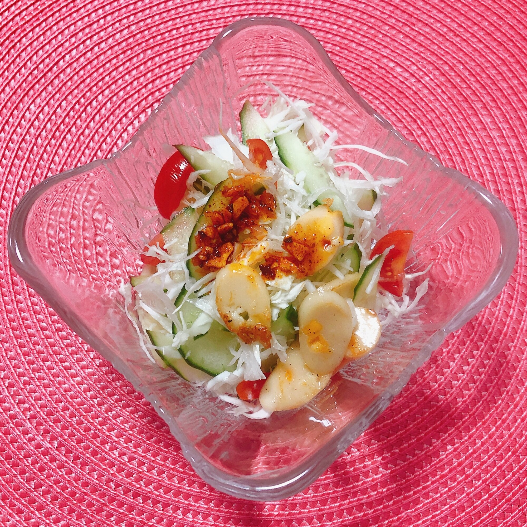 食べるラー油のサラダ˖ ˖° レシピ・作り方 by sweet sweet ♡ - 楽天レシピ