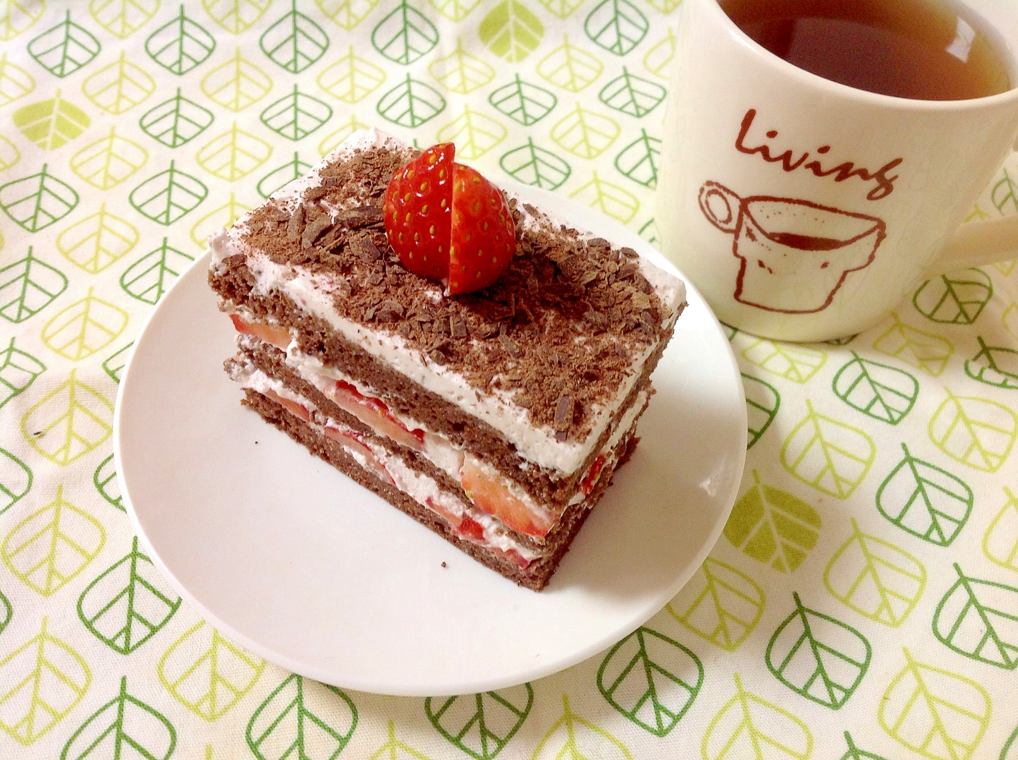 低糖質な苺チョコケーキ(o^^o) レシピ・作り方 by simakis - 楽天レシピ