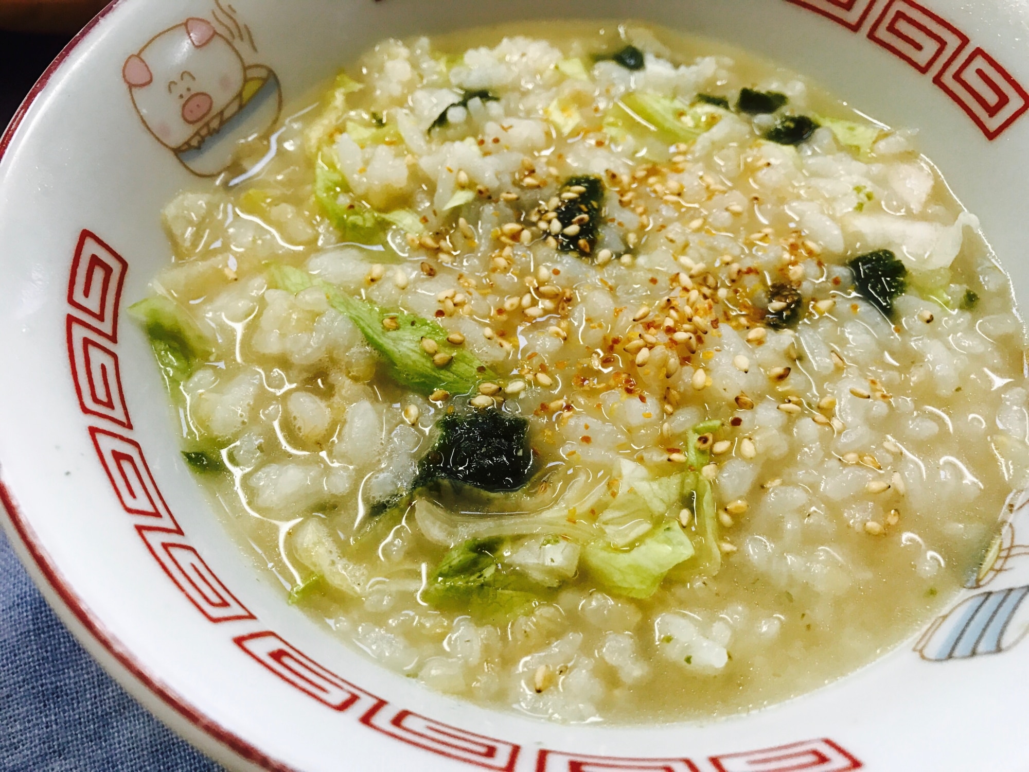 リメイク！レタスと海苔入りちゃんぽん雑炊 レシピ・作り方 by たかまさ20010911 - 楽天レシピ