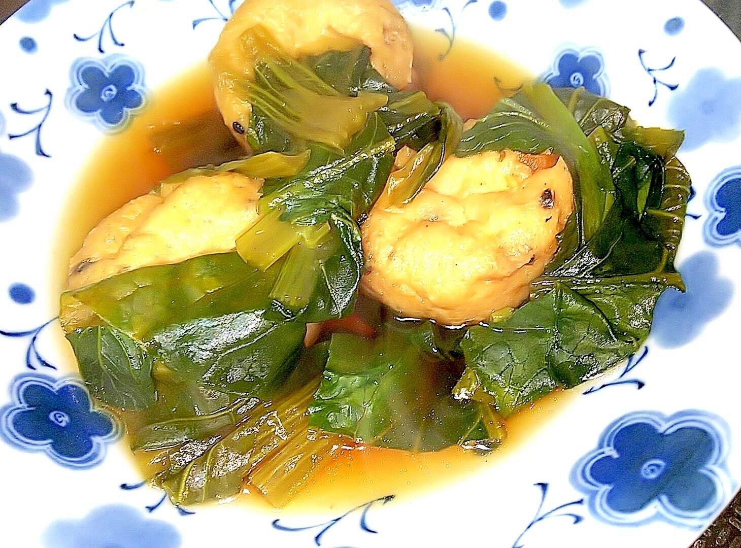 【鬼簡単！】がんもと小松菜の煮びたし レシピ・作り方 by kapaCo - 楽天レシピ