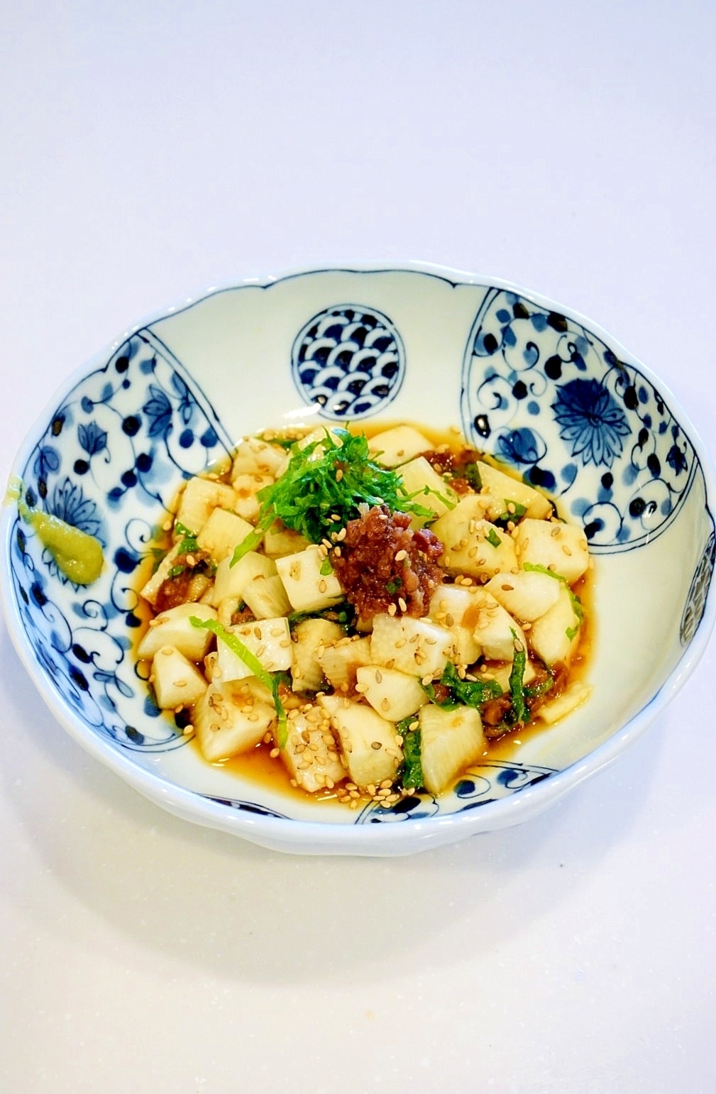 ネバ長芋＆酸っぱ梅干で疲労回復！長芋の梅しそ和え レシピ・作り方 by oppeke22 - 楽天レシピ