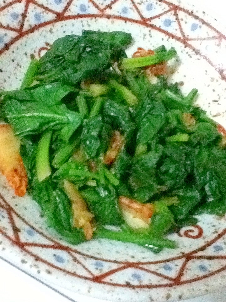 ほうれん草とキムチの炒め物 レシピ・作り方 by Maybee* - 楽天レシピ