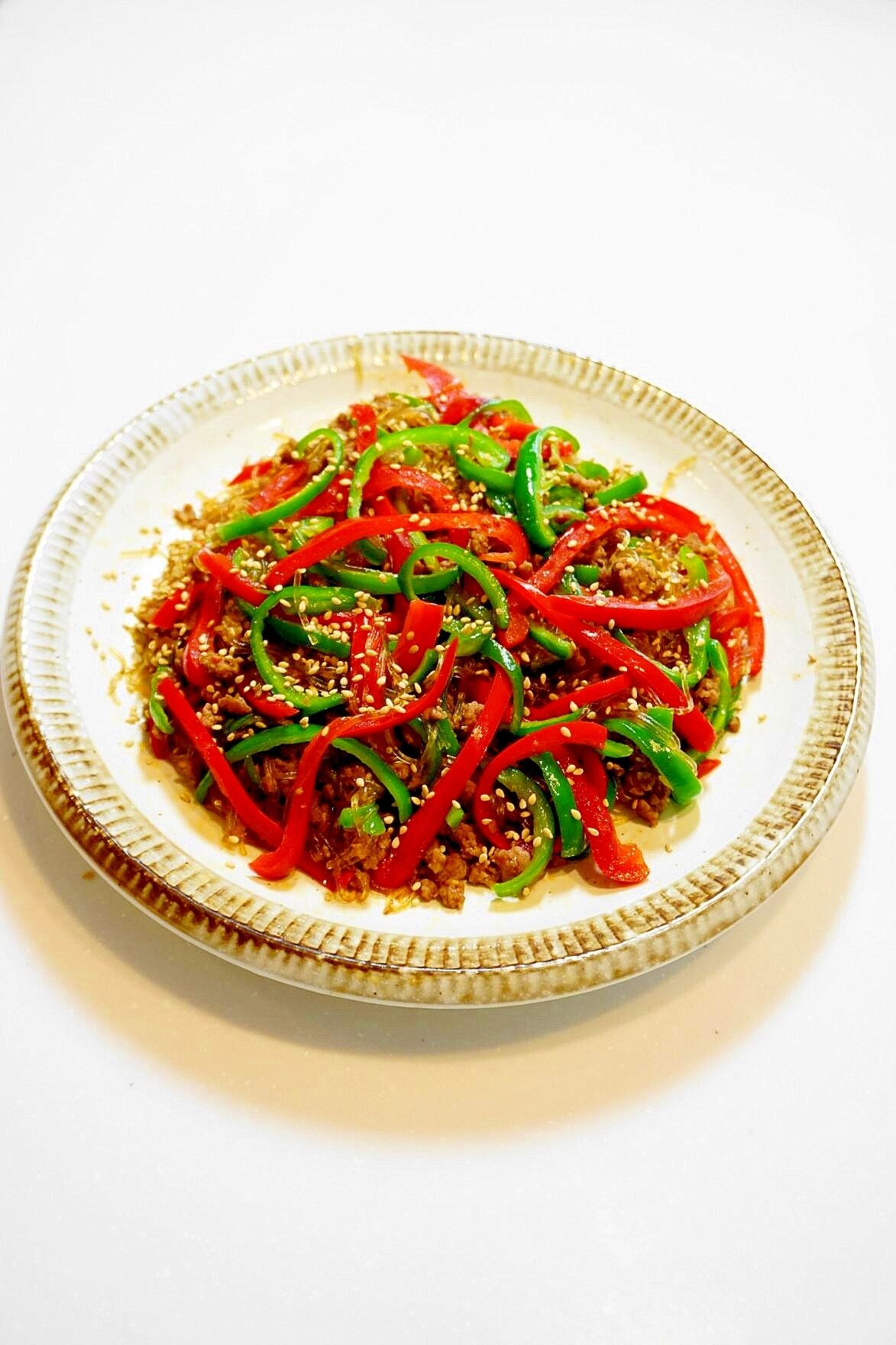 チャプチェ風！ピーマンと春雨の炒め物 レシピ・作り方 by oppeke22 - 楽天レシピ