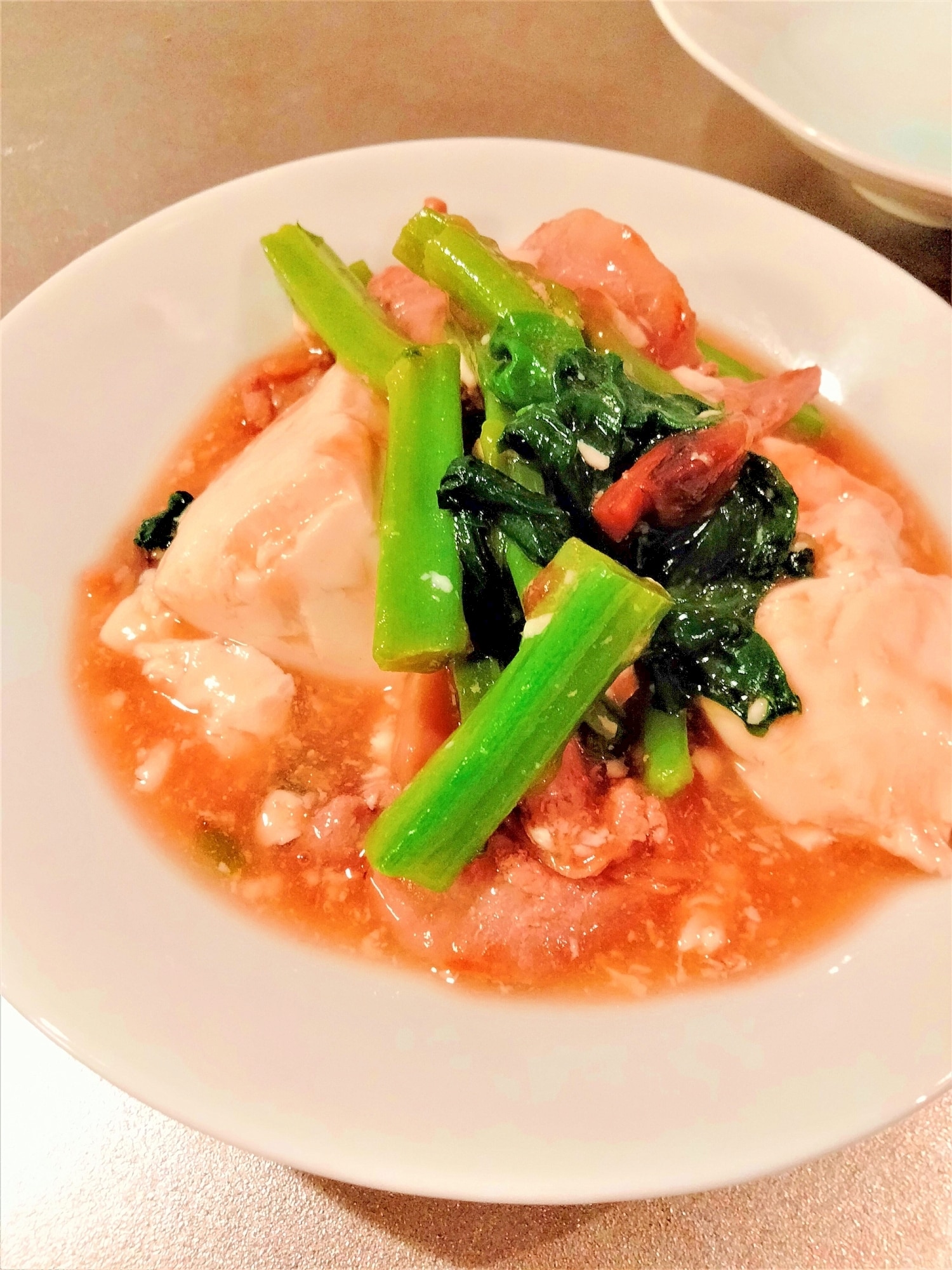 豆腐と青菜の中華風うま煮 レシピ・作り方 by ハラヘリー - 楽天レシピ