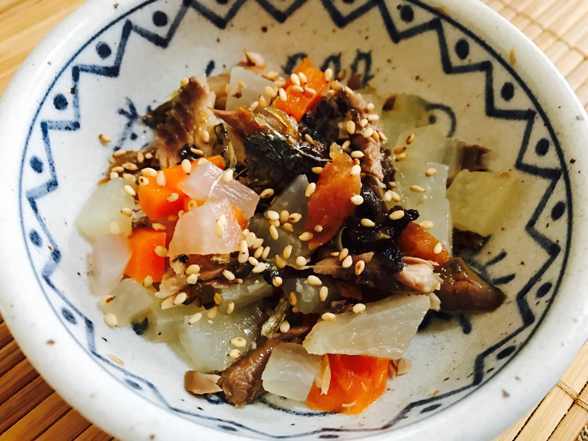 リメイク！大根とニンジンと焼きサンマの梅ポン和え レシピ・作り方 by たかまさ20010911 - 楽天レシピ