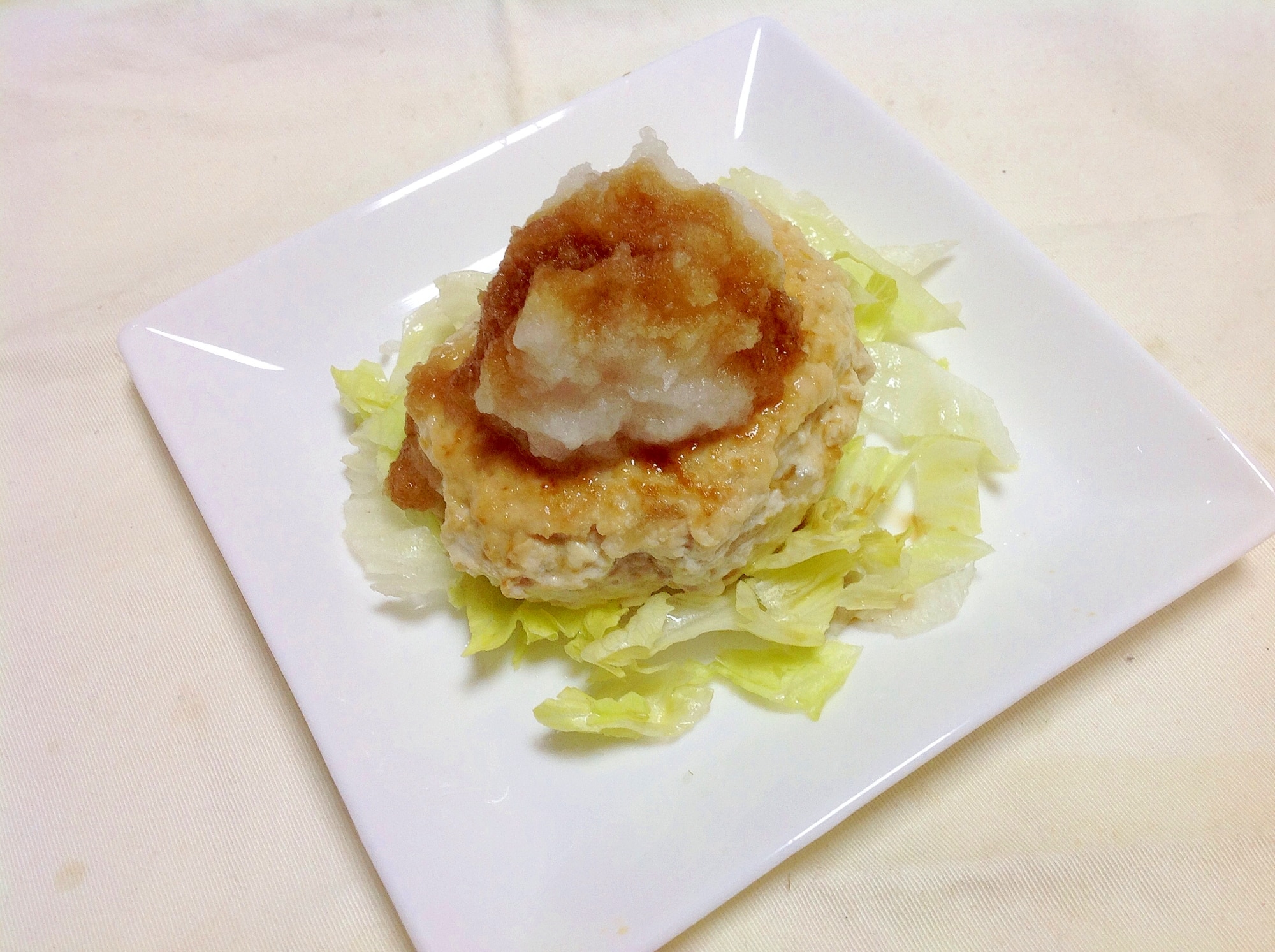 鶏ひき肉で♪ヘルシー豆腐ハンバーグ(o^^o) レシピ・作り方 by simakis - 楽天レシピ