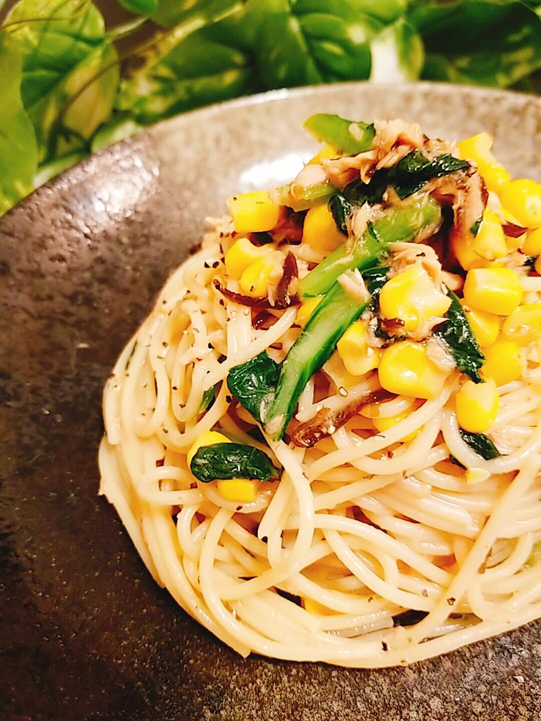 混ぜるだけ♡まろやか和風ツナコーンパスタ レシピ・作り方 by ドラざえもん - 楽天レシピ