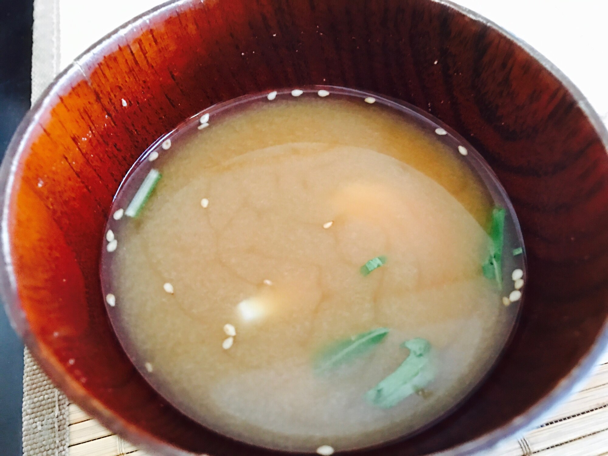 インスタントで！水菜と長イモの味噌汁 レシピ・作り方 by たかまさ20010911 - 楽天レシピ