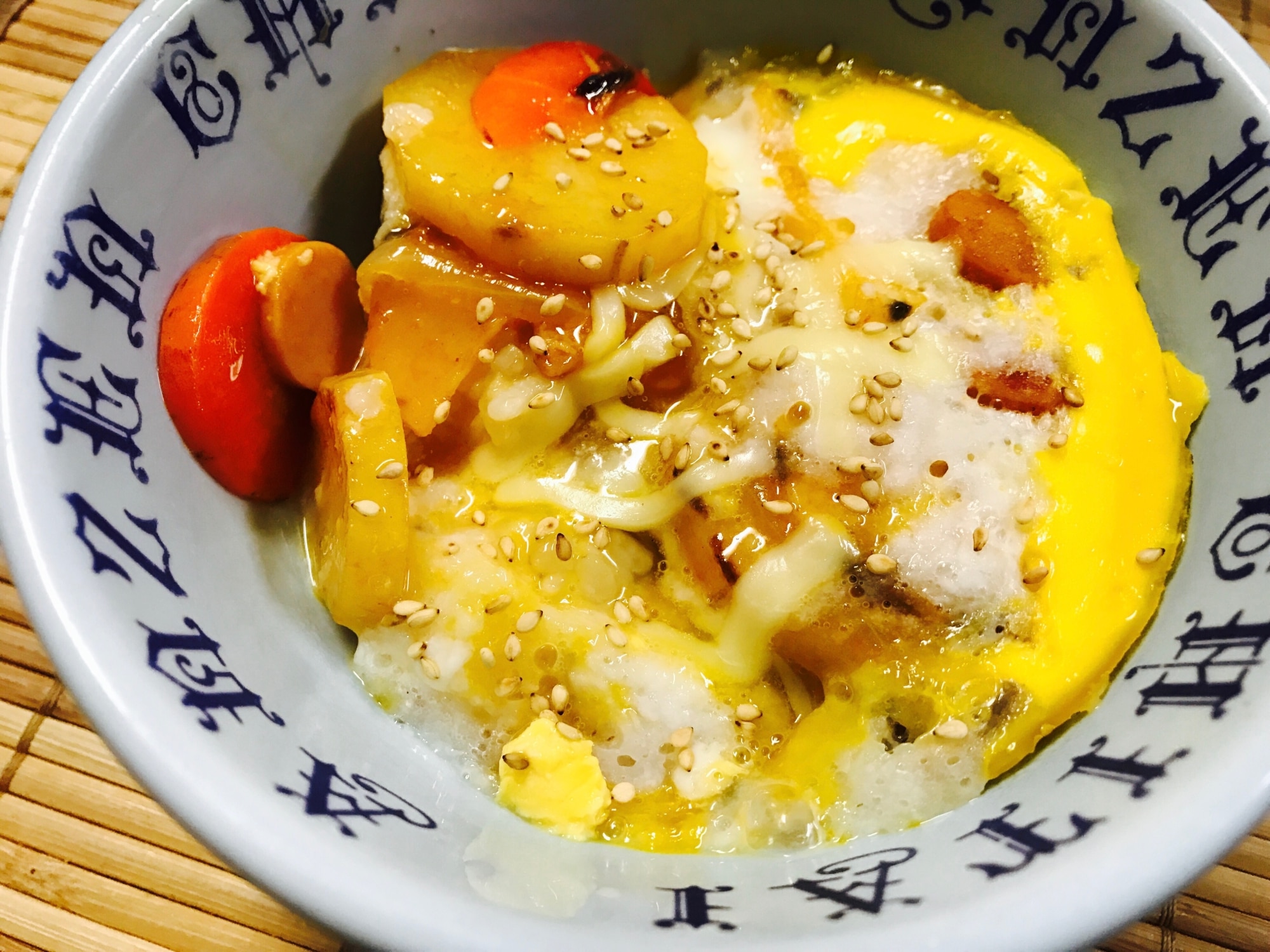 リメイク！ケチャップ炒めのチーズとろろ卵丼 レシピ・作り方 by たかまさ20010911 - 楽天レシピ